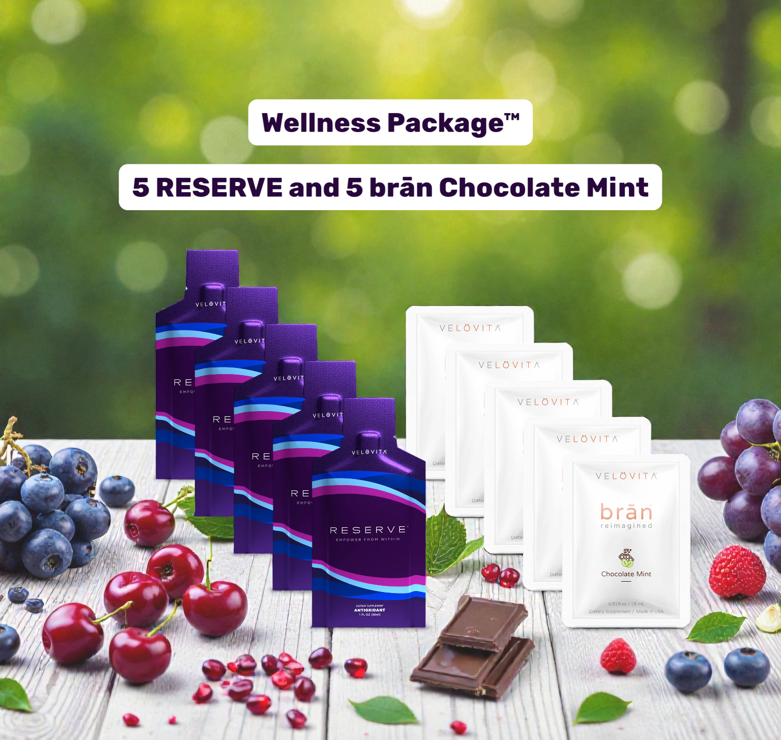 Coach Randall Relief™ 10-Day Wellness Sample Pack (5 Reserve® and 5 br